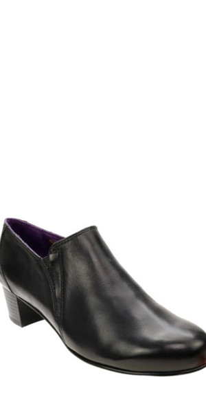 David Tate - Classico Pump in Black Leather