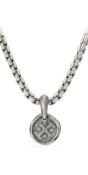 David Yurman - Shipwreck Coin Amulet, 10.5mm in Silver at Nordstrom