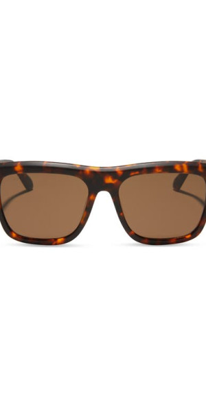 DIFF - Sammy 54mm Polarized Square Sunglasses in Brown