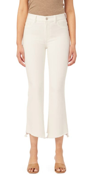 DL1961 - Bridget Instasculpt High Waist Asymmetric Raw Hem Ankle ...