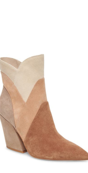 Dolce Vita - Neena Pointed Toe Bootie in Brown Multi Suede at Nordstrom