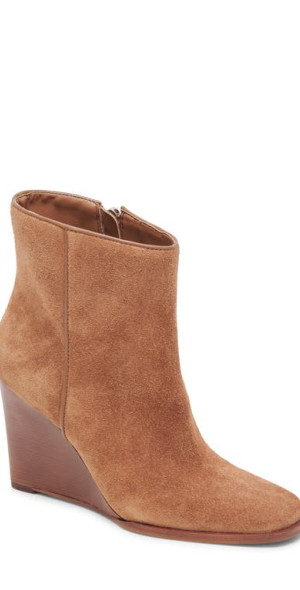 Dolce Vita - Susann Wedge Bootie in Chestnut Suede at Nordstrom