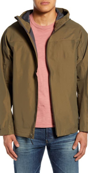 Filson - Swiftwater Waterproof Hooded Rain Jacket in Field Olive at ...
