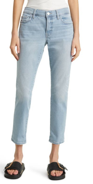 FRAME - Le Garcon Mid Rise Boyfriend Jeans in Soap at Nordstrom