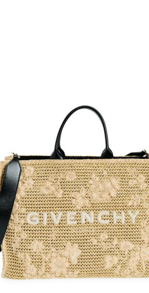 Givenchy - Medium Raffia G-Tote in Natural