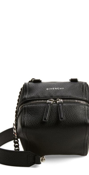 Givenchy - Mini Pandora Leather Crossbody Bag in Black