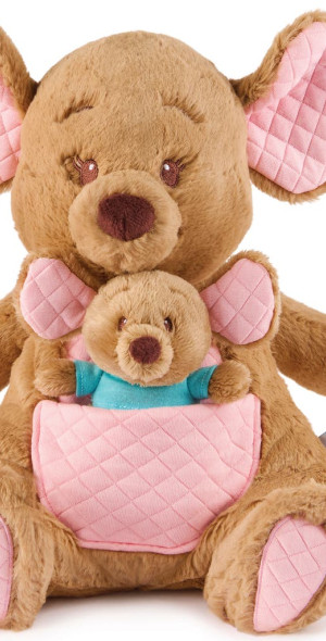 Gund - Winnie the Pooh® Kanga & Roo Oh So Snuggly Stuffed Animal in ...