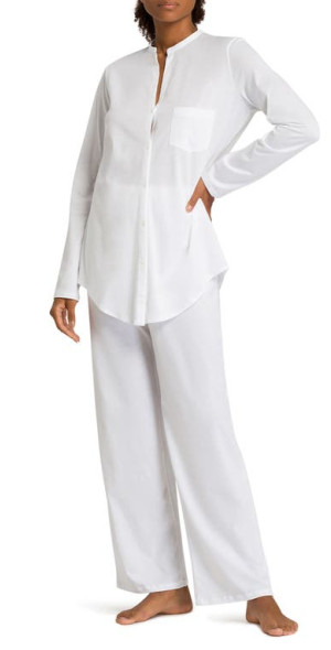Hanro - Cotton Deluxe Pajamas in 101 - White
