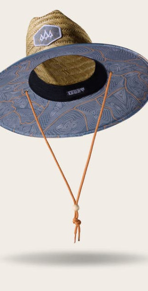 Hemlock - Nomad Straw Lifeguard Hat in Topography Map at Nordstrom