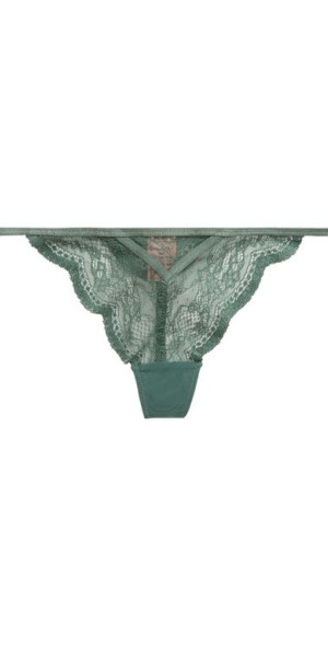 Hunkemöller - Isabelle Lace G-String in Dark Forest