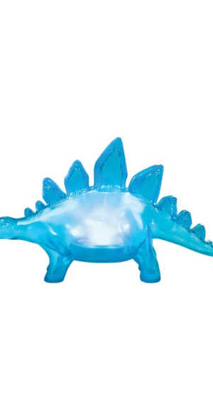 Iscream - Bubblegum Scented Stegosaurus Jelly LED Mood Light in Blue