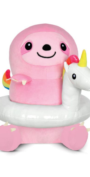 Iscream - Pool Float Sloth Plush Toy in Blue at Nordstrom
