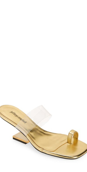 Jeffrey Campbell - Calculate Slide Sandal in Gold