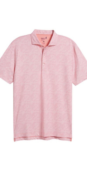 johnnie-O - Gaston Geo Print PREP-FORMANCE Polo in Paloma