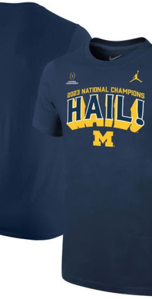 Jordan Brand - Youth Navy Michigan Wolverines College Football Playoff 2023 National Champions ...