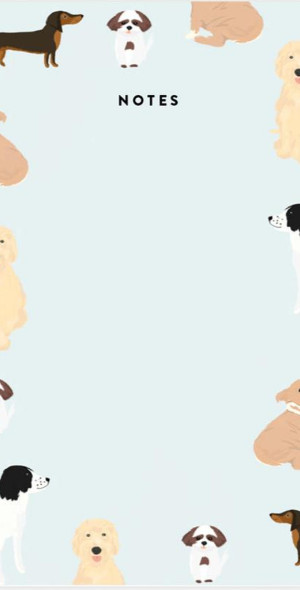 Joy Paper Co. - Dog Notes Notepad in Light Blue at Nordstrom