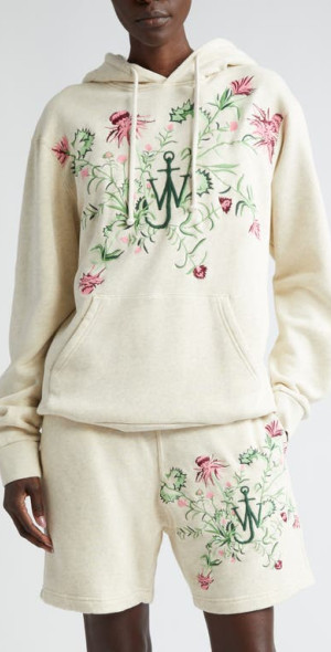 JW Anderson - x Pol Anglada Anchor Logo Thistle Embroidered French ...