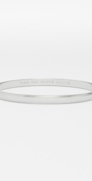 Kate Spade New York - 'idiom - find the silver lining' bangle