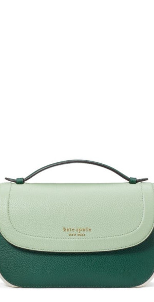 kate spade new york - knott colorblock leather crossbody bag in Beach ...