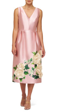 Kay Unger - Women's Pippa Floral Satin Gown