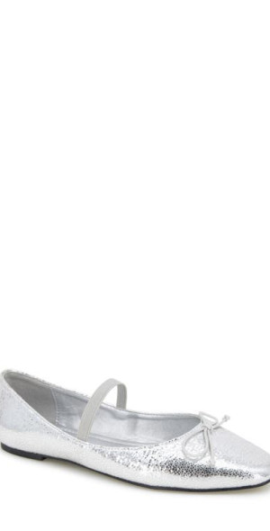 Kenneth Cole New York - Myra Ballet Flat in Silver Metallic at Nordstrom