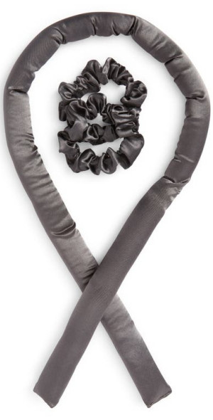 Kitsch - Satin Heatless Curling Set in Charcoal at Nordstrom