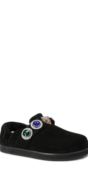 Kurt Geiger London - Octavia Genuine Shearling Lined Clog in Black