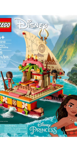 LEGO® - LEGO 6+ Disney Moana's Wayfinding Boat - 43210 in Brown Multi ...