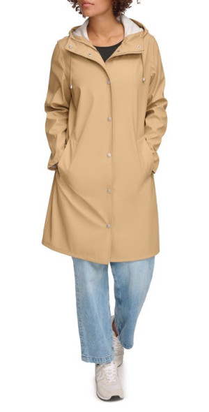levi's - Water Resistant Hooded Long Rain Jacket at Nordstrom