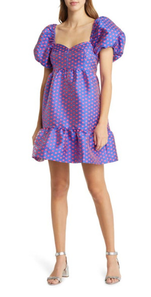 Lilly Pulitzer® - Lilly Pulitzer Nelle Heart Jacquard Dress in Borealis ...