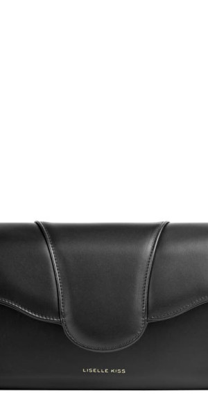 LISELLE KISS - Allie Leather Crossbody Bag in Black