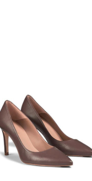 LK Bennett - Floret Pump in Chocolate