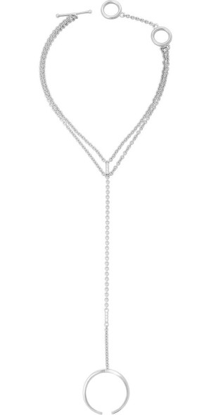 Lucy Quartermaine - Skinny Drip Hand Chain in Sterling Silver at Nordstrom