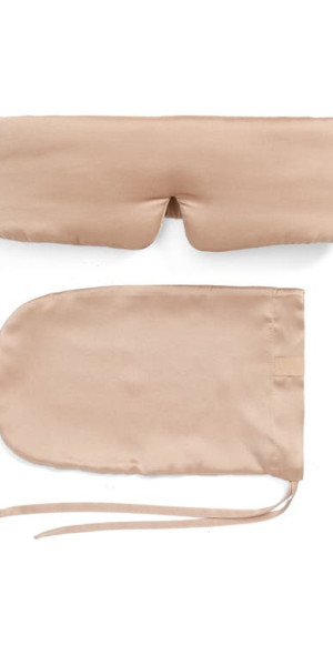 Lunya - Silk Sleep Mask in Otium Tan at Nordstrom