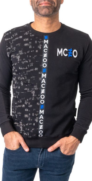 Maceoo - Future Black Stretch Cotton Graphic Sweater at Nordstrom