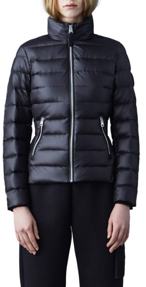 Mackage - Davina Water Repellent 800 Fill Power Down Puffer Jacket in Black