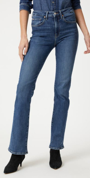 Mavi Jeans - Maria High Waist Flare Jeans in Dark Vintage Flex Blue