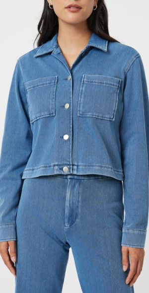 Mavi Jeans - Shirley Denim Jacket in Light Blue Move at Nordstrom