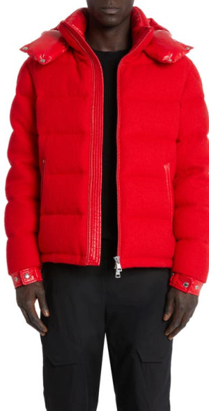 Moncler - Winnipeg Flannel 750 Fill Power Down Jacket in Red