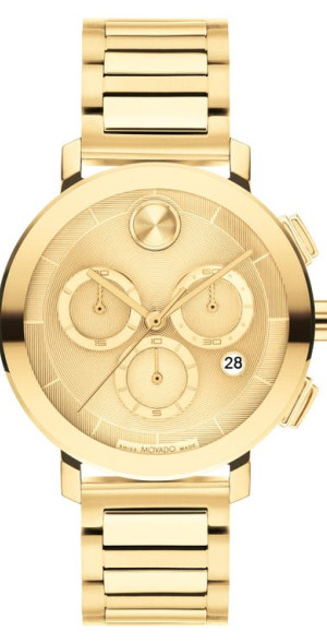 Movado - Bold Evolution 2.0 Chronograph Bracelet Watch in Gold