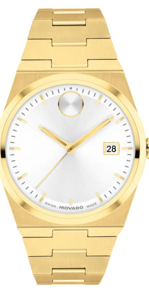 Movado - Bold Quest Bracelet Watch, 35mm in White/Gold at Nordstrom