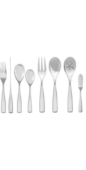 Nambé - Anna 45-Piece Flatware Set in Metallic Silver at Nordstrom