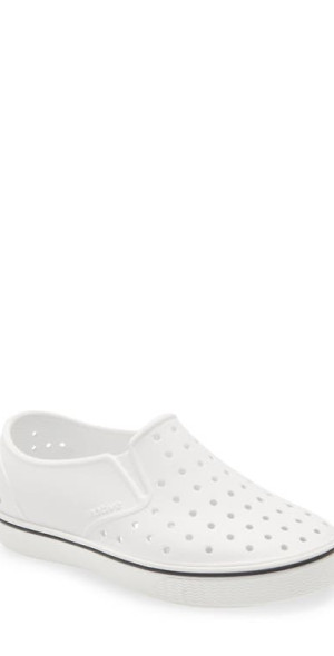 Native Shoes - Miles Slip-On Sneaker in Shell White/Shell White at ...