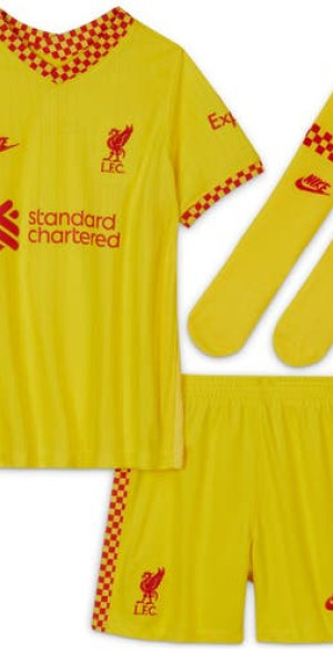 Nike - Infant Yellow Liverpool 2021/22 Third Replica Kit at Nordstrom