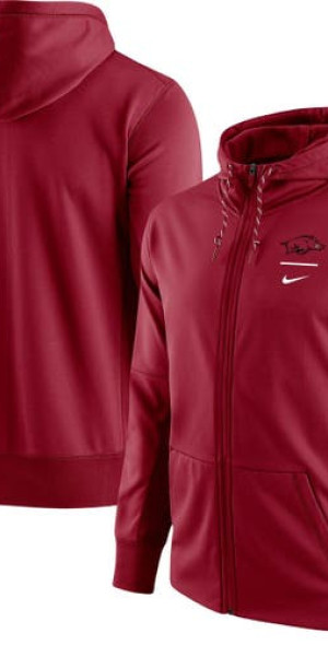 Nike - Men's Cardinal Arkansas Razorbacks Logo Stack Performance Full ...