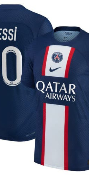 Nike - Men's Lionel Messi Blue Paris Saint-Germain 2022/23 Home ...