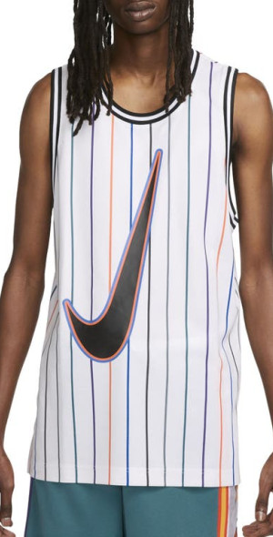 Nike - Dri-FIT DNA Basketball Tank in White/Black