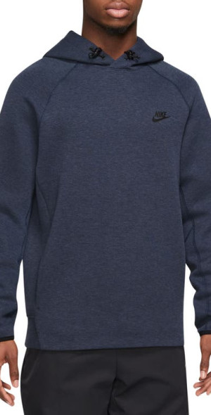Nike - Tech Fleece Pullover Hoodie in Obsidianheather/Black