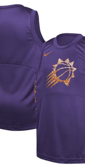 Nike - Youth Purple Phoenix Suns Courtside Starting Five Team Jersey at ...