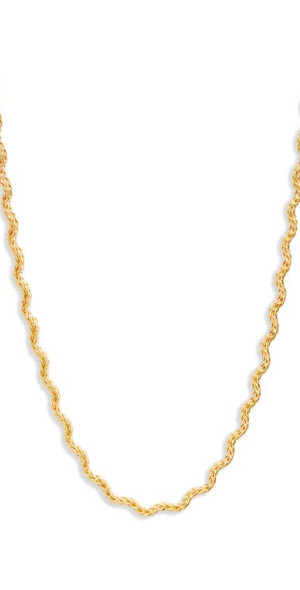 Nordstrom - Woven Wavy Chain Necklace in Gold
